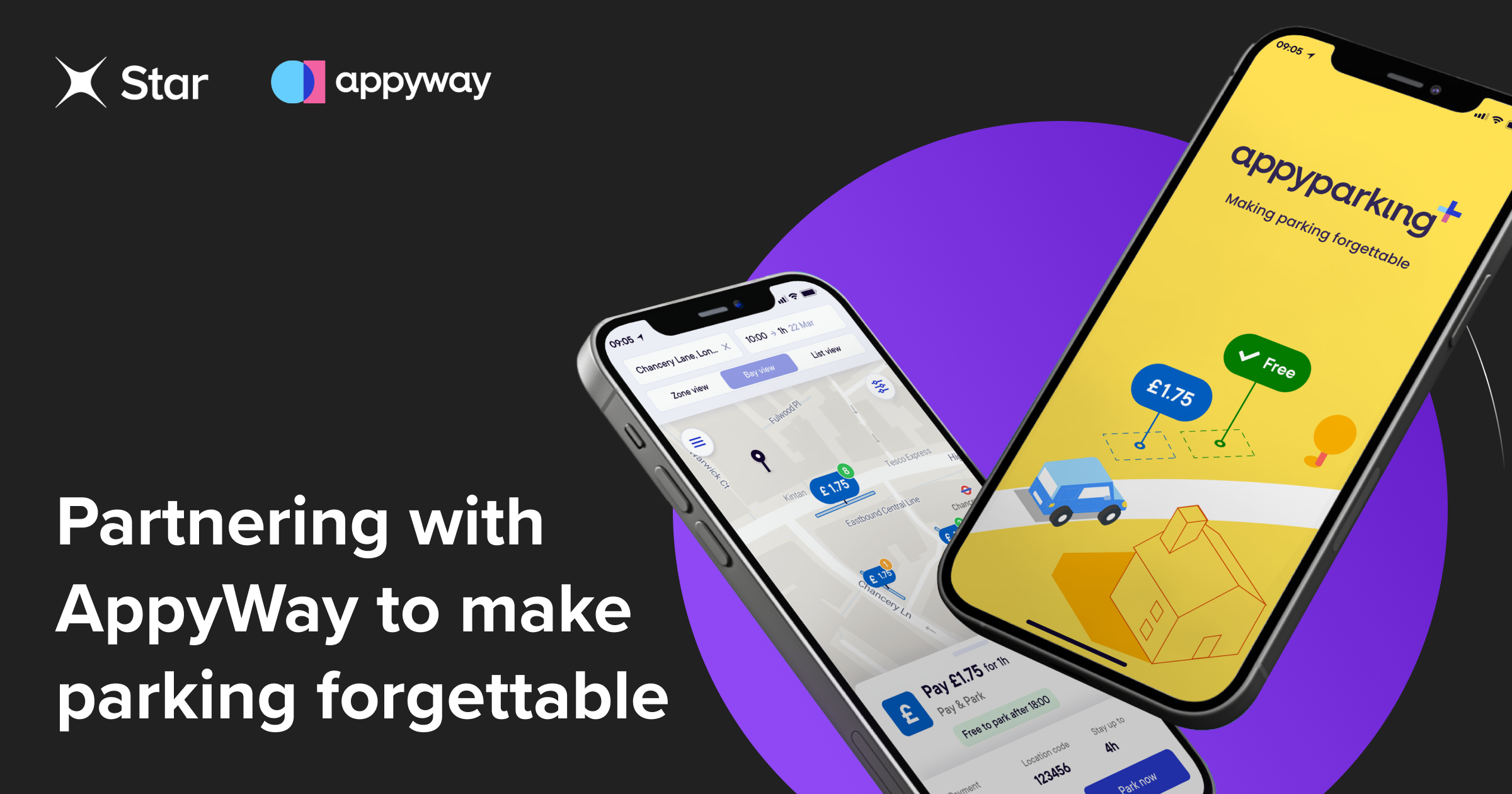 AppyWay Parking App - B2C and fleet mobile solution | Star Case Study