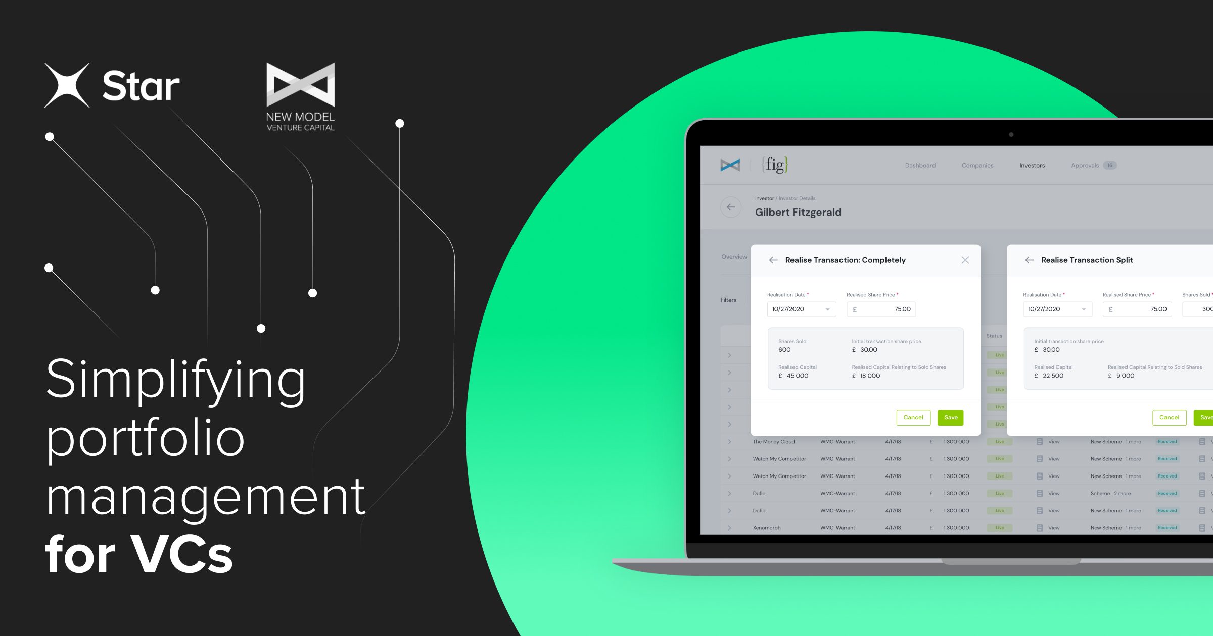 New Model Venture Capital Portfolio Management Software | Star Cases